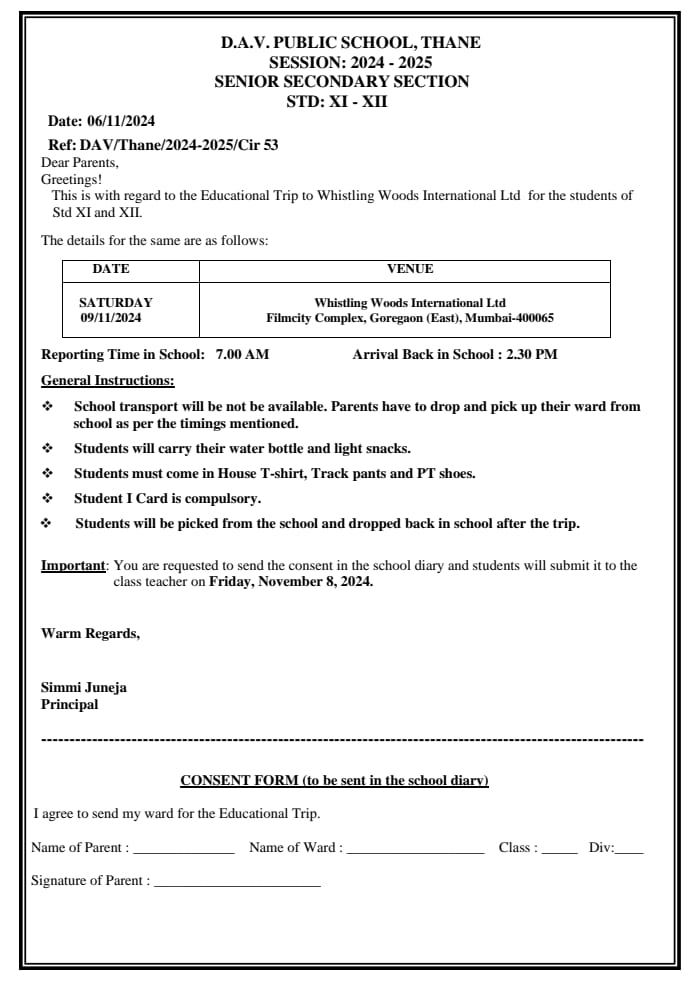 Welcome to D.A.V. PUBLIC SCHOOL, THANE